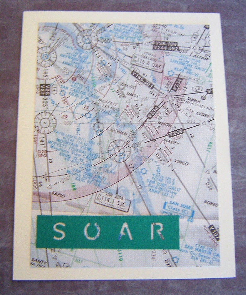 Flight Chart Cards Set of 3 - Etsy