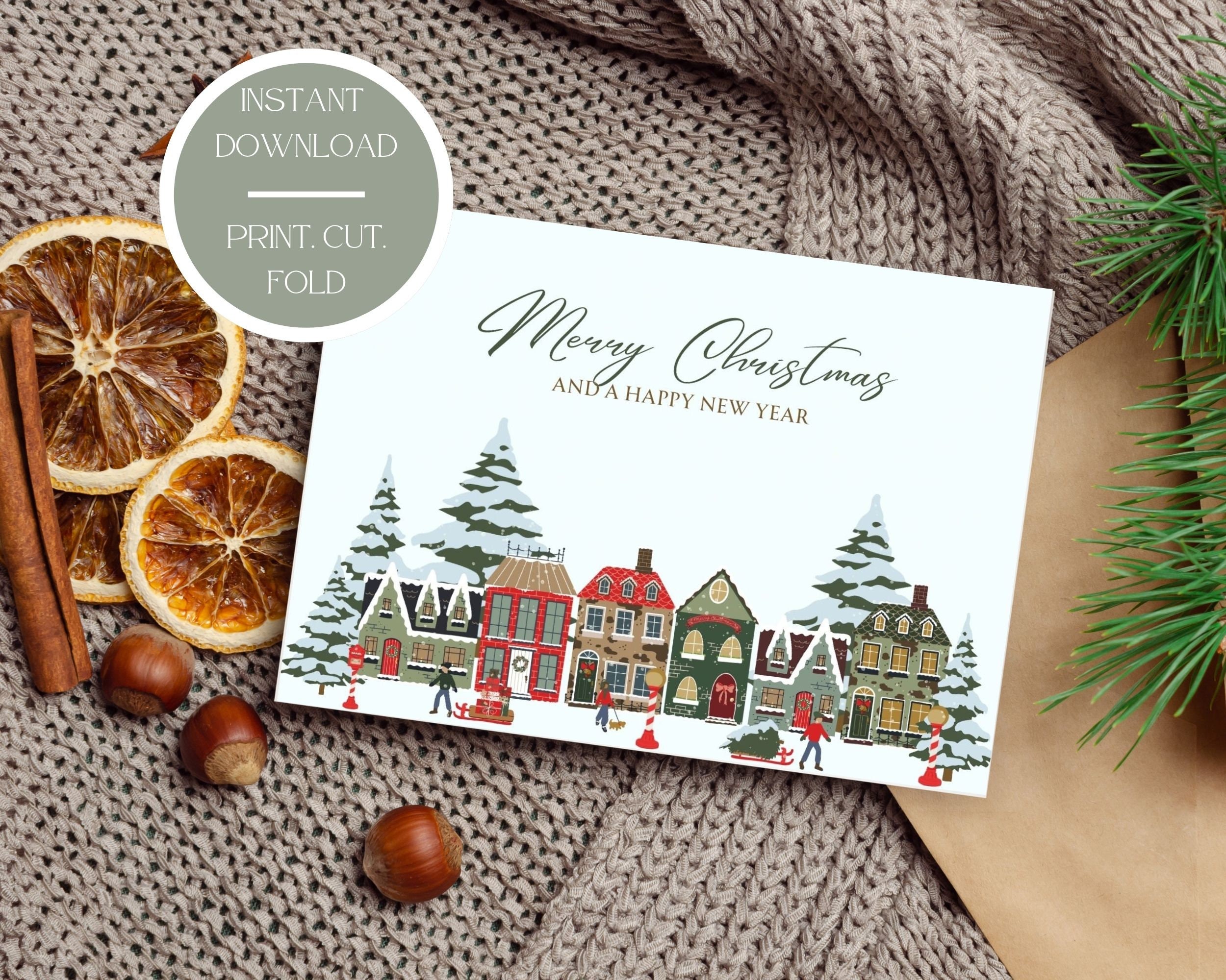Printable Christmas Cards Printable Christmas Greeting Cards Christmas ...