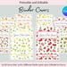 Fruits Binder Cover | Printable and Canva Editable Binder Cover and ...