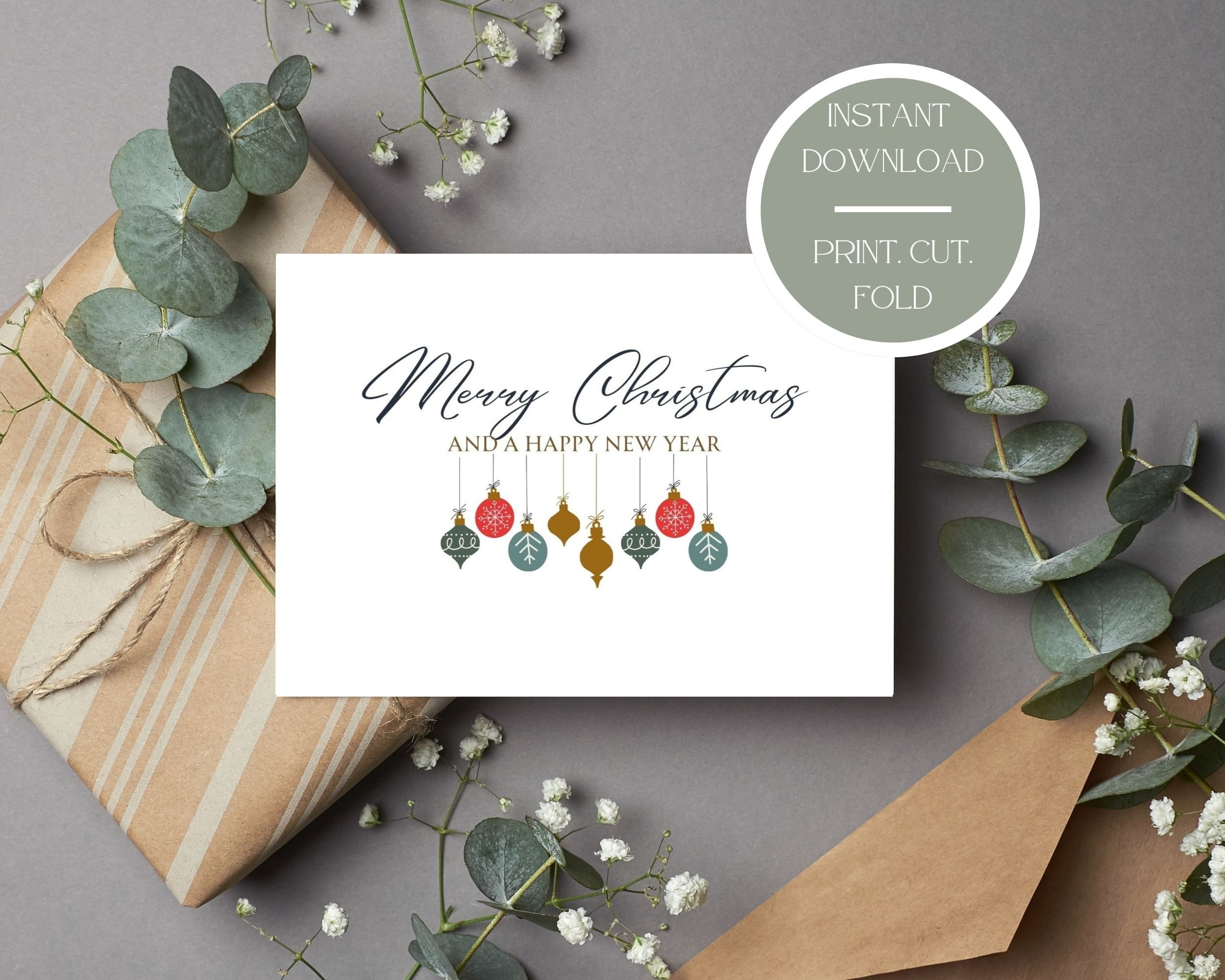 Printable Christmas Cards Printable Christmas Greeting Cards Christmas ...
