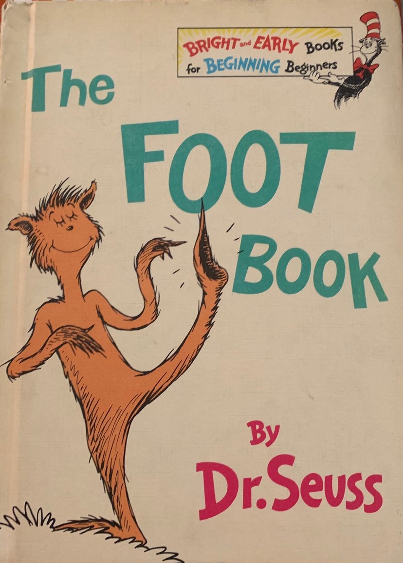 Dr. Seuss's the Foot Book - Etsy