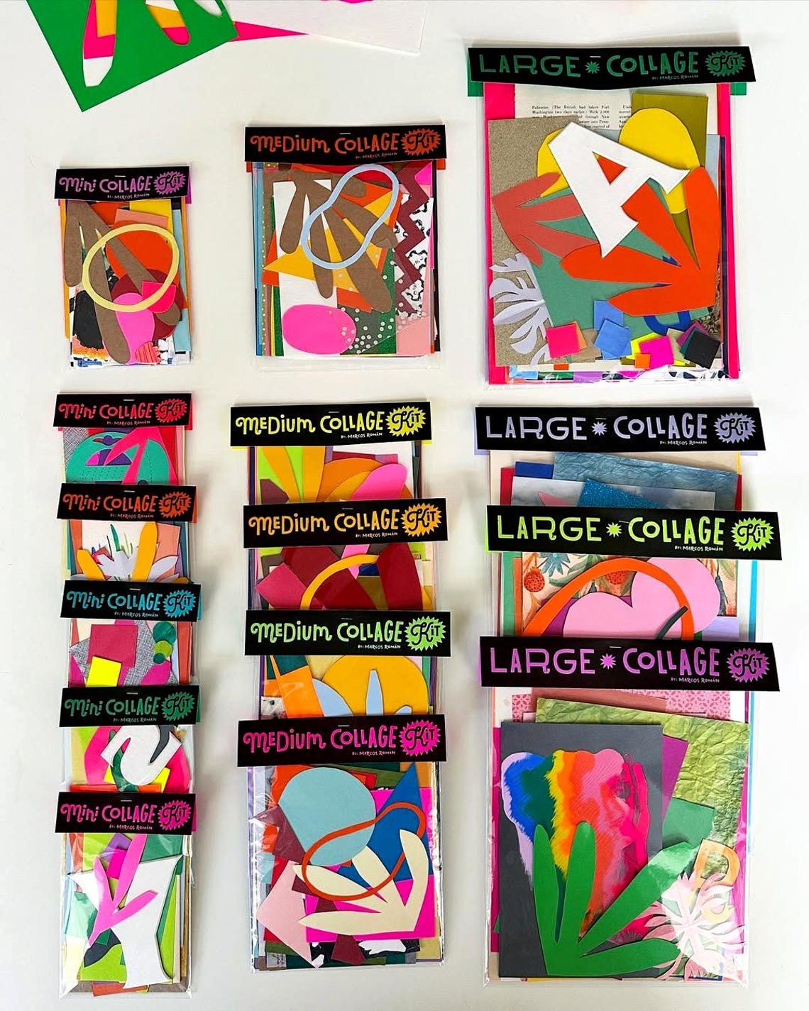 Medium Collage Kits - Etsy