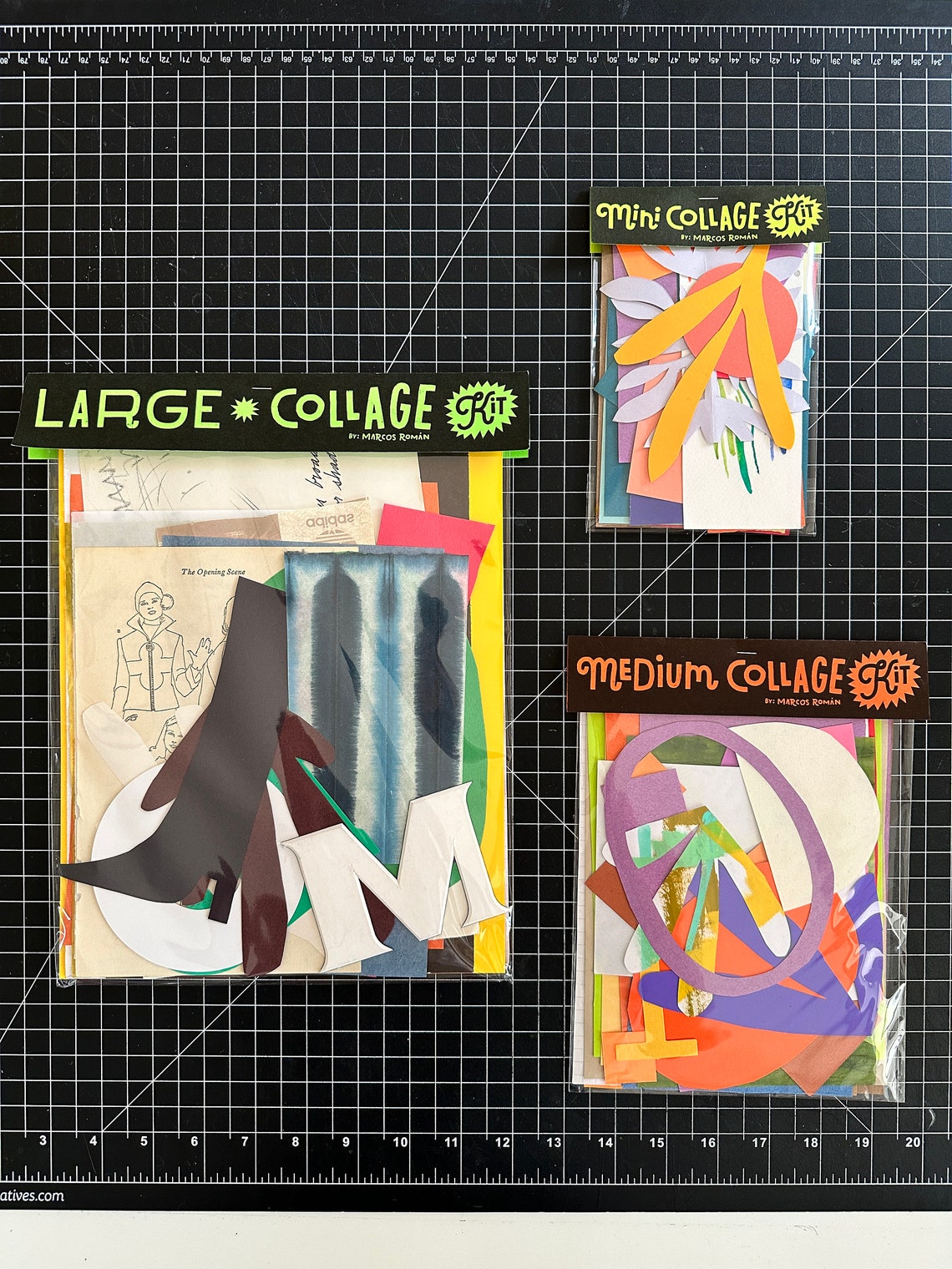 Medium Collage Kits - Etsy