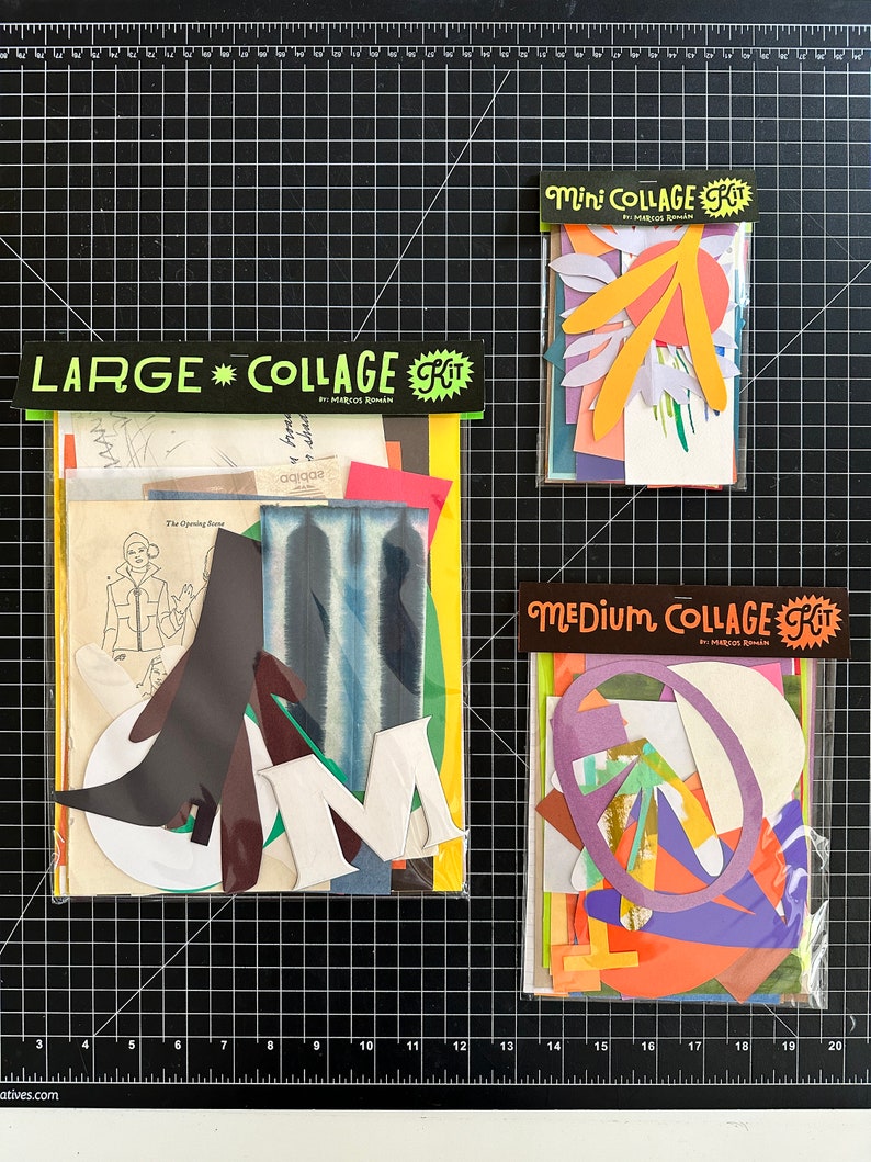 Medium Collage Kits - Etsy