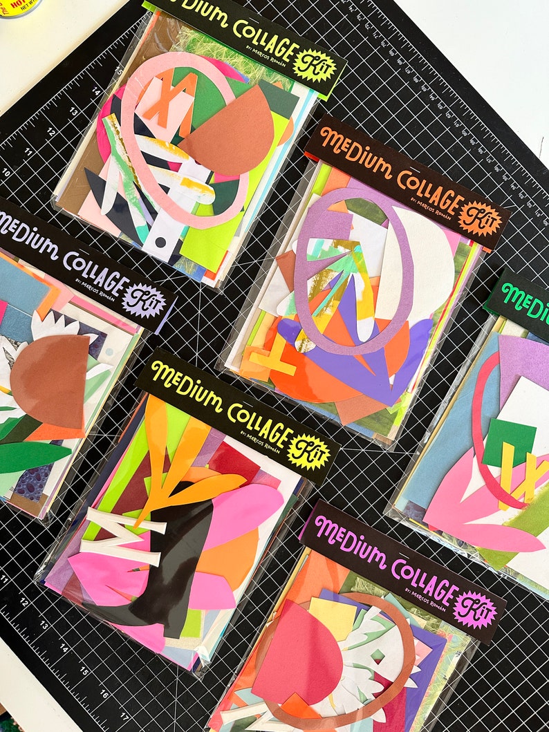 Medium Collage Kits - Etsy