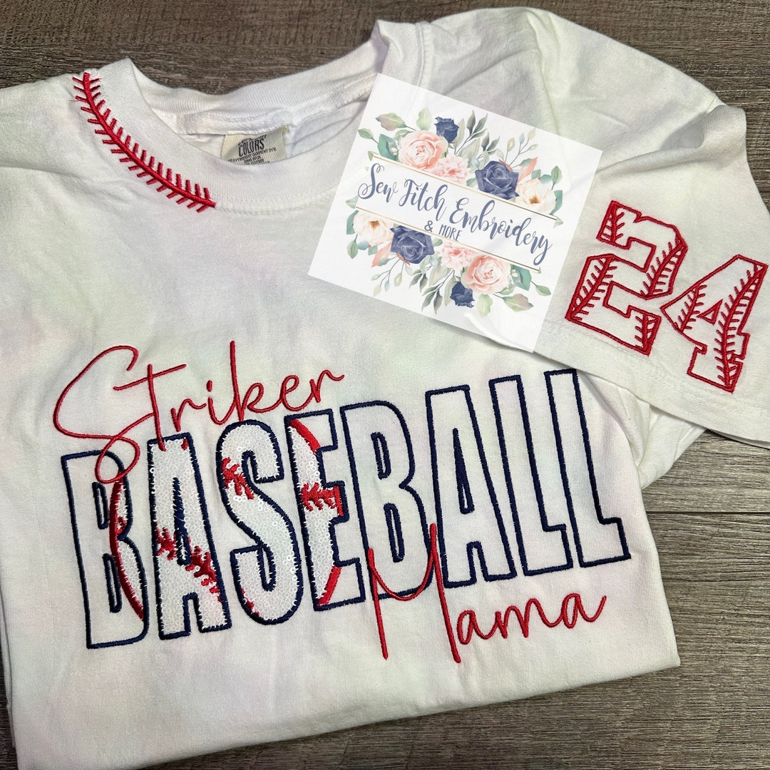 Custom Baseball Embroidered Shirt | Custom Sweatshirt | Mascot ...