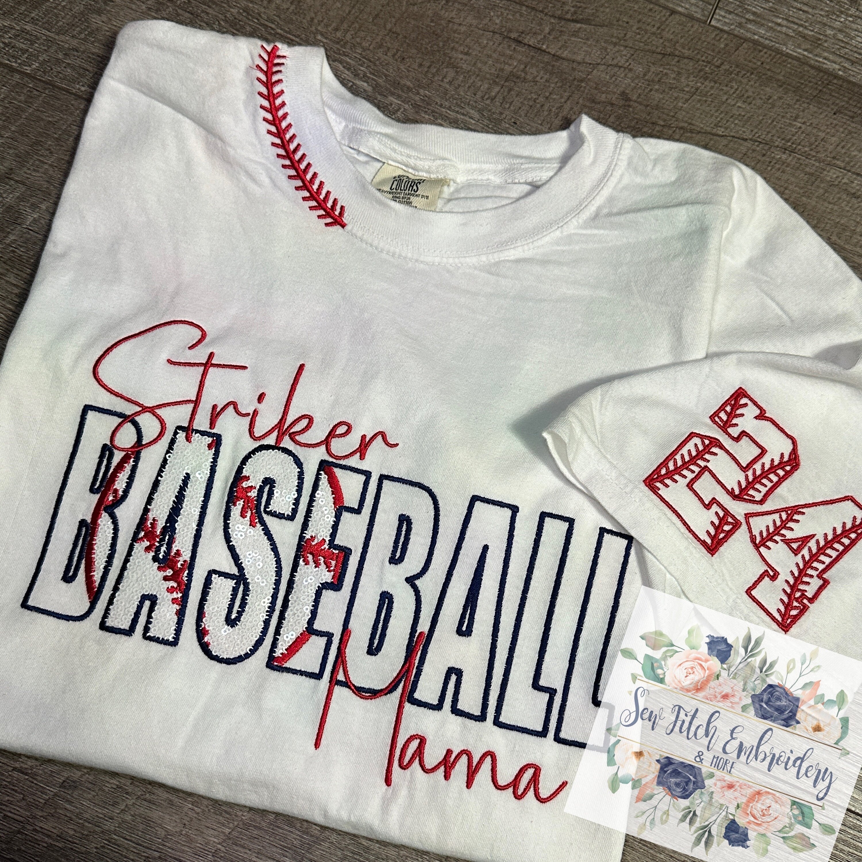 Custom Baseball Embroidered Shirt | Custom Sweatshirt | Mascot ...