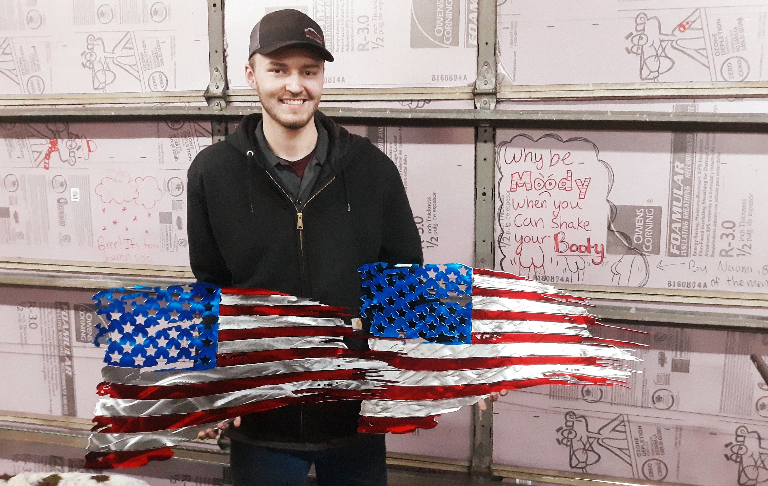 Tattered American Flag. - Etsy