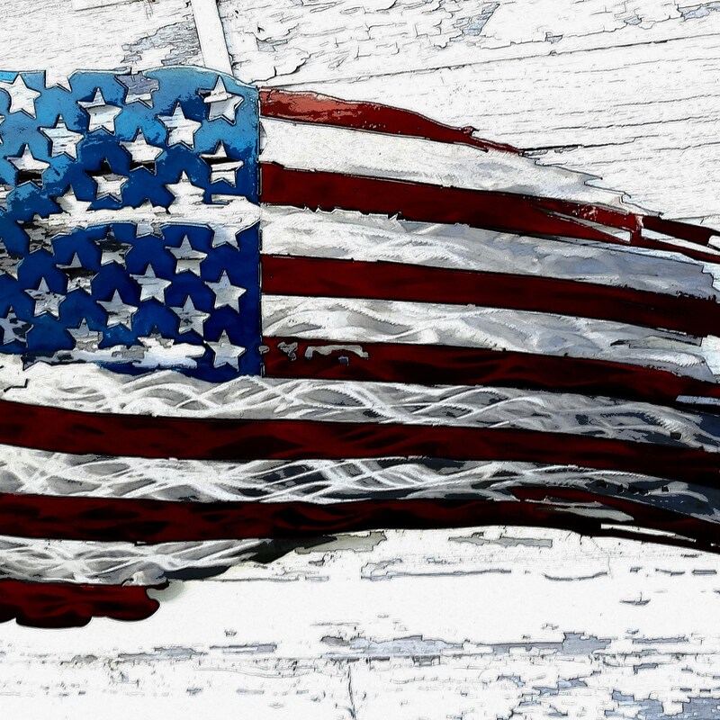 Tattered Flag Svg - Etsy