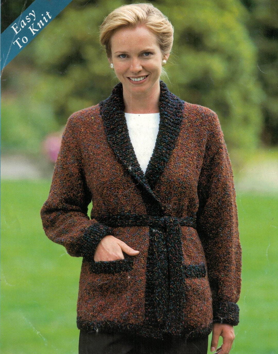 PDF Instant Download Knitting Pattern easy to Knit Chunky - Etsy