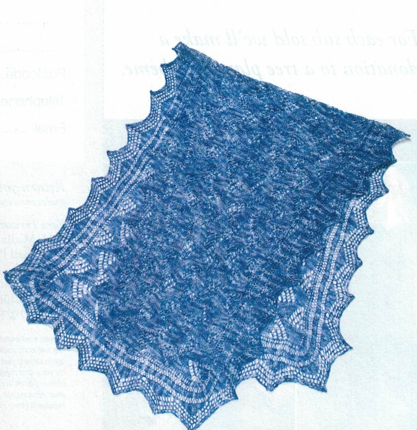 PDF Instant Download Knitting Pattern *lacy Shawl Wrap Scarf* Lace ...