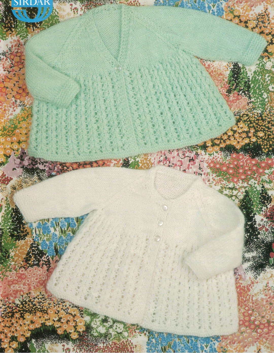 PDF Instant Download Knitting Pattern *classic Matinee Coats* DK Weight ...