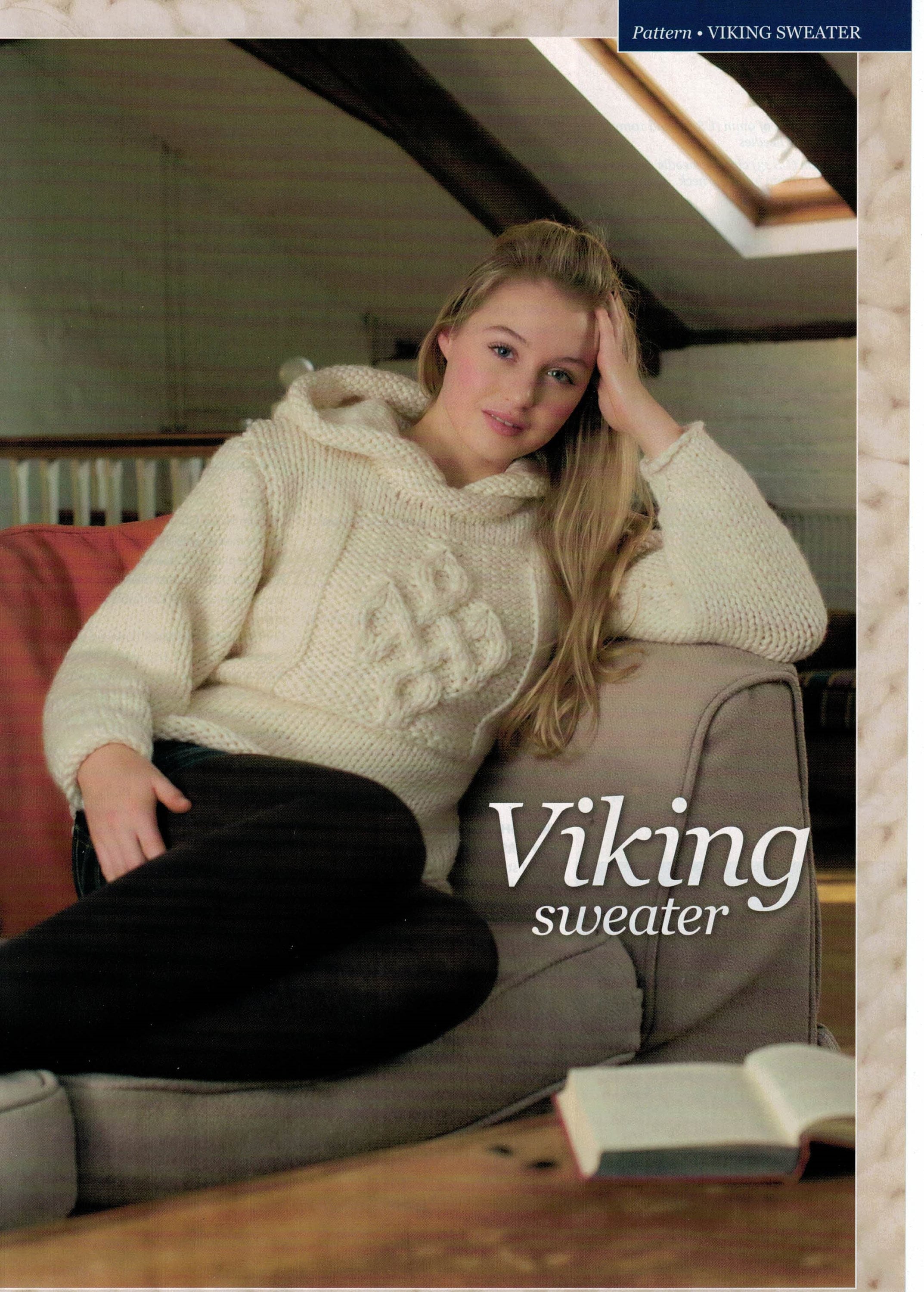 PDF Instant Download Knitting Pattern *woman's Super Chunky Hooded ...