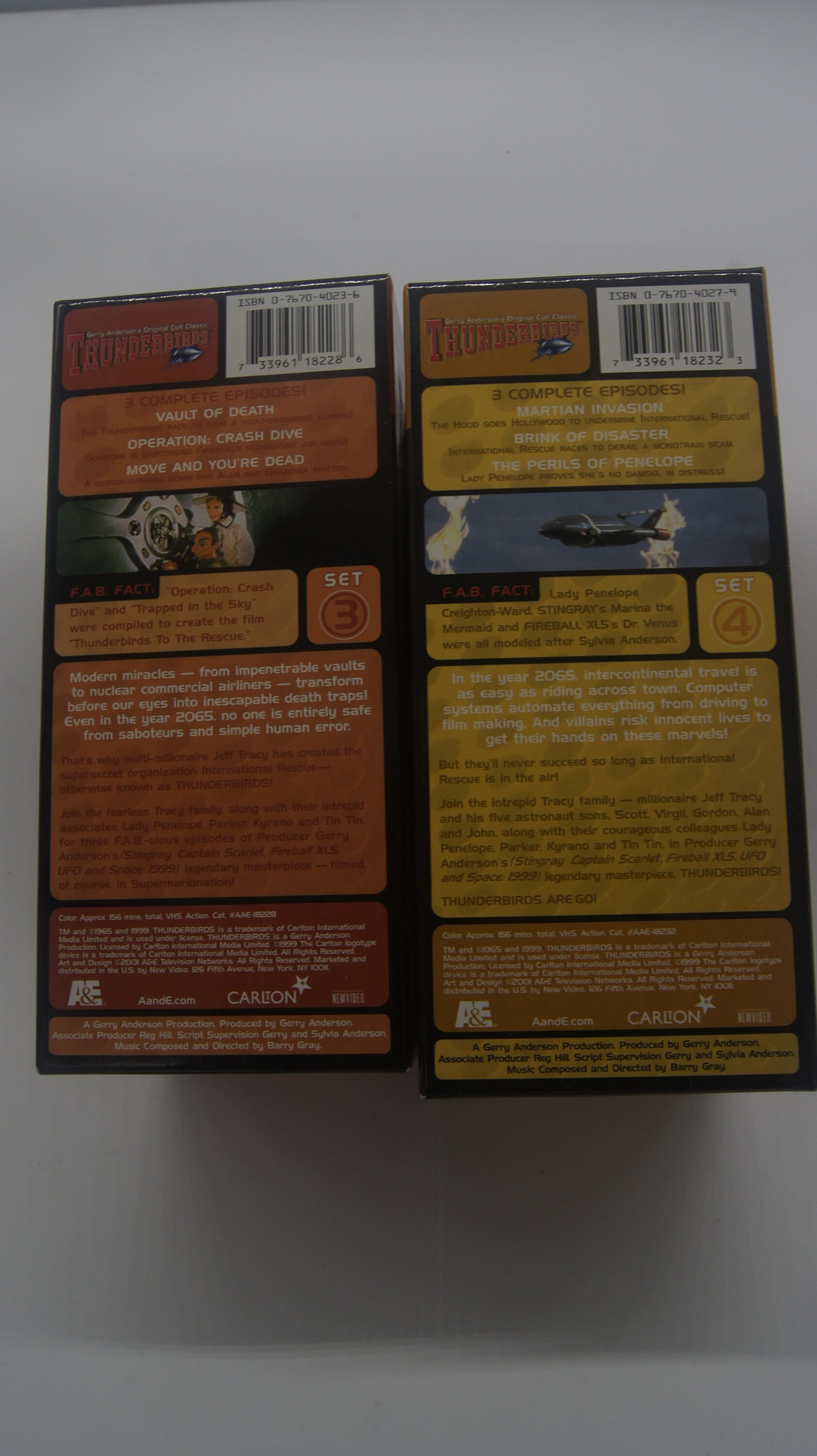 Thunderbirds VHS Videos / Gerry Anderson's Original Cult Classics ...