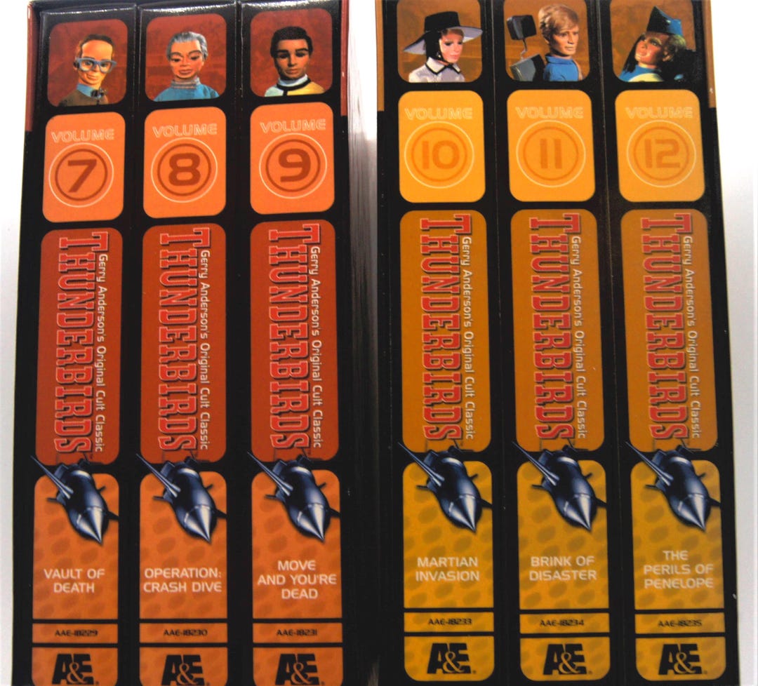 Thunderbirds VHS Videos: Gerry Anderson Cult Classics, Sets 3 & 4 - Etsy