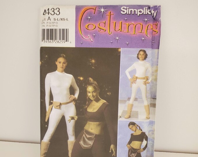 Simplicity 4433 Sci-fi Costume Pattern. Size A: S-L/XS-L - Etsy