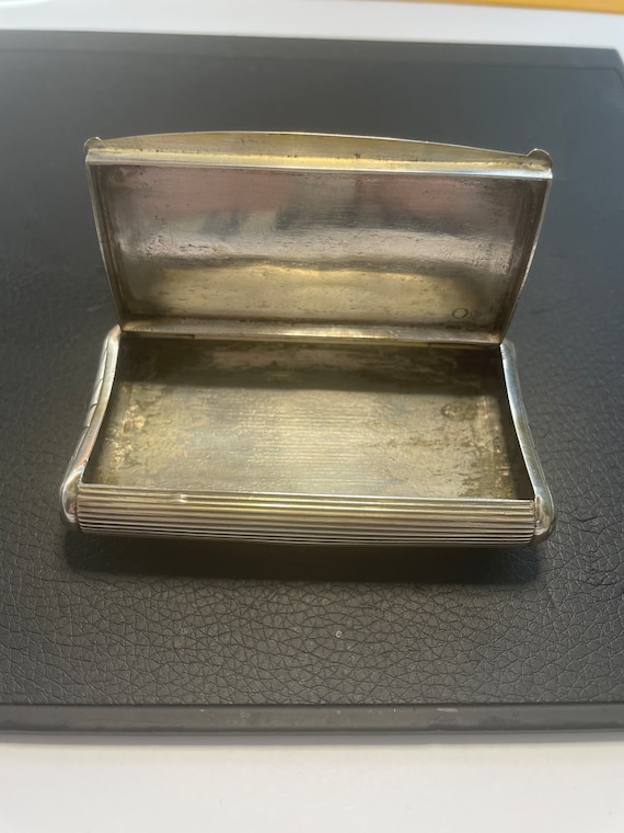 Rare Dutch 1800s silver gold plated snuff box - Gem
