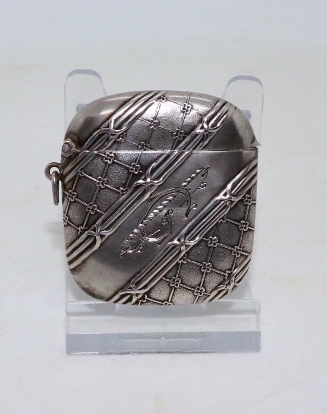 Art Nouveau Silver Matchbox - Etsy