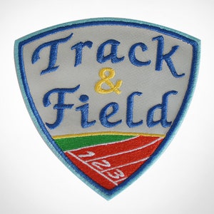 Track & Field Embroidered Patch - Etsy