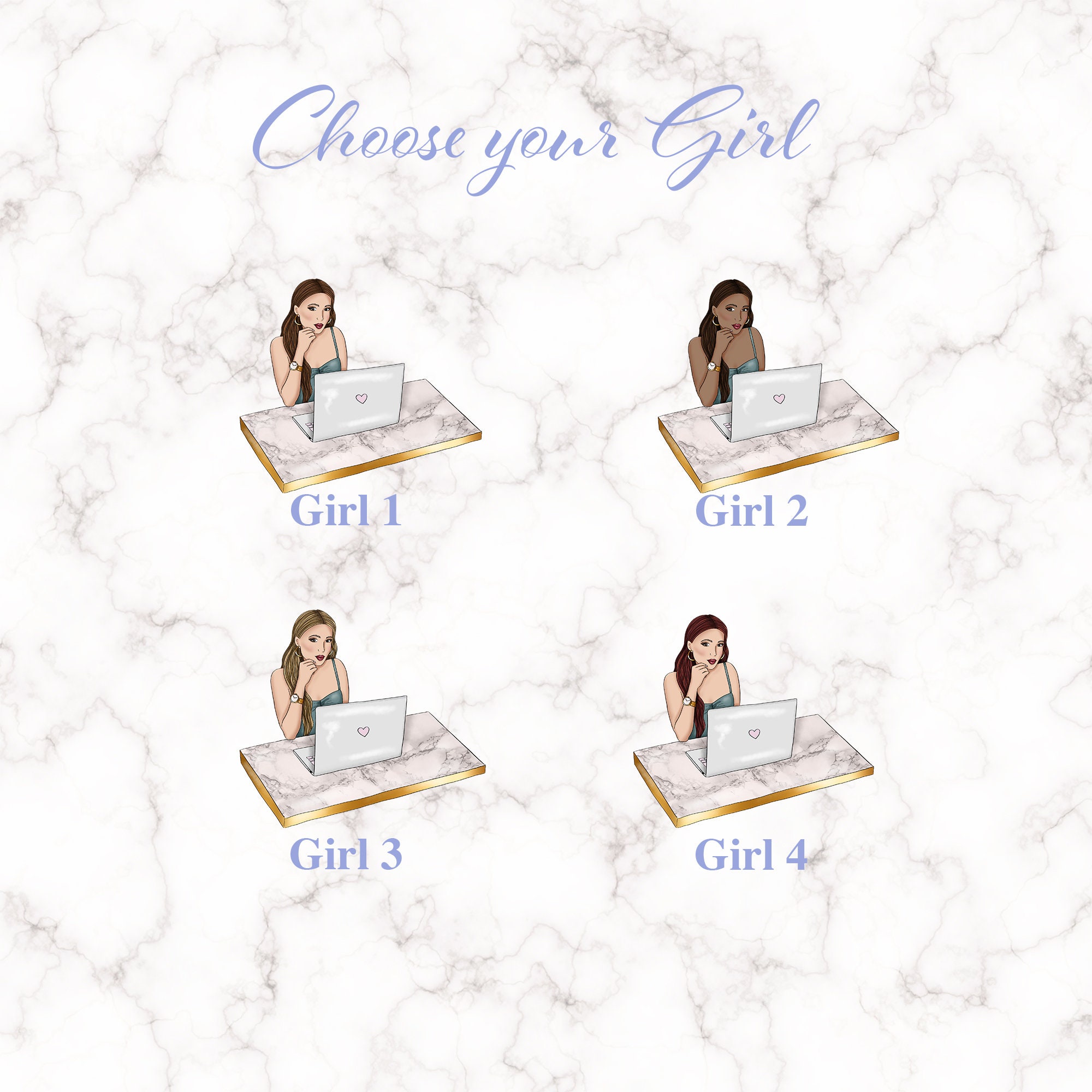 Functional Stickers Girl Boss Collection Weekly Kit C0165-FK || Full ...