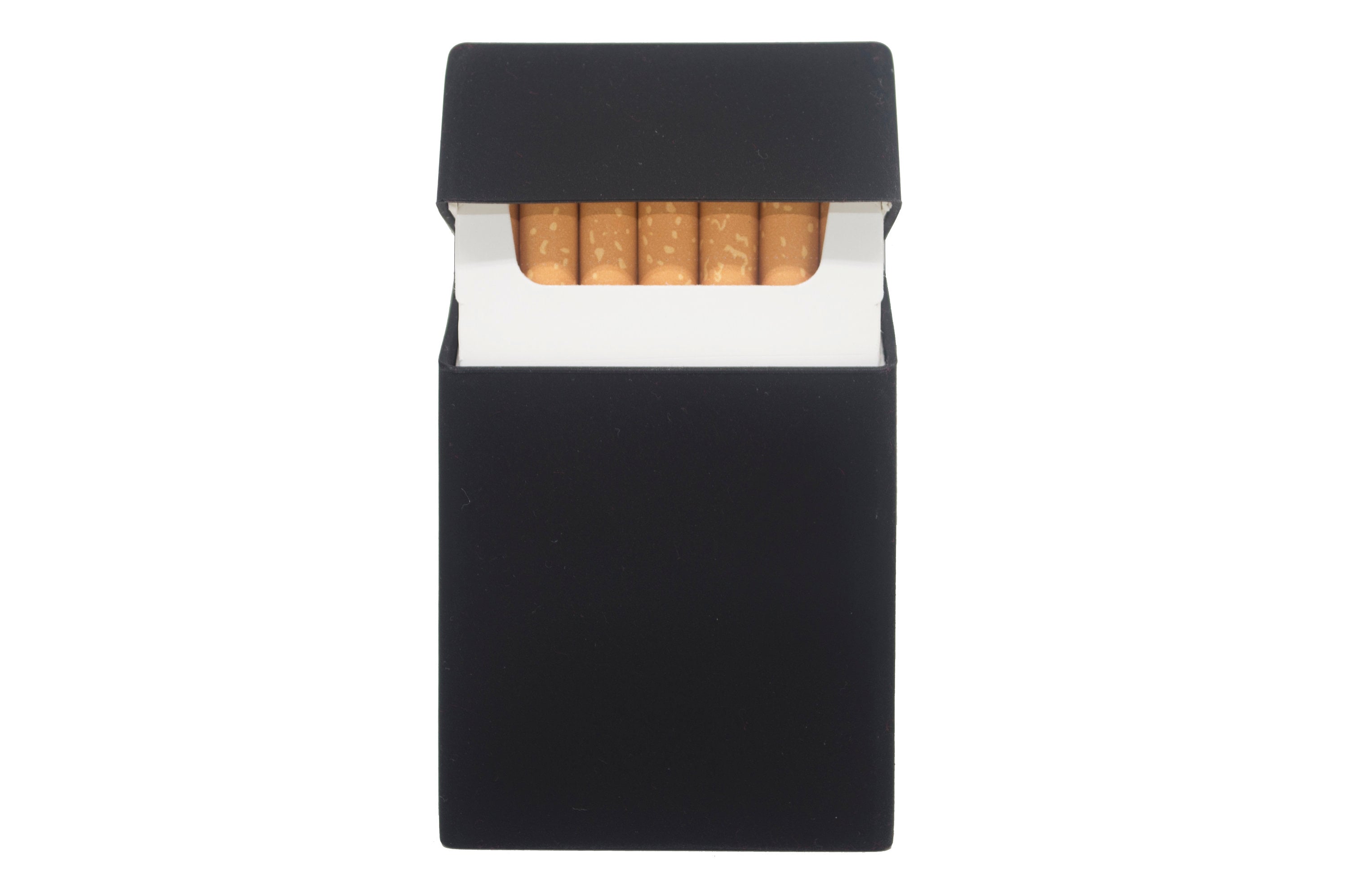 Black Cigarete Case Box - Boite Cigarette - Zigarettenhülle ...