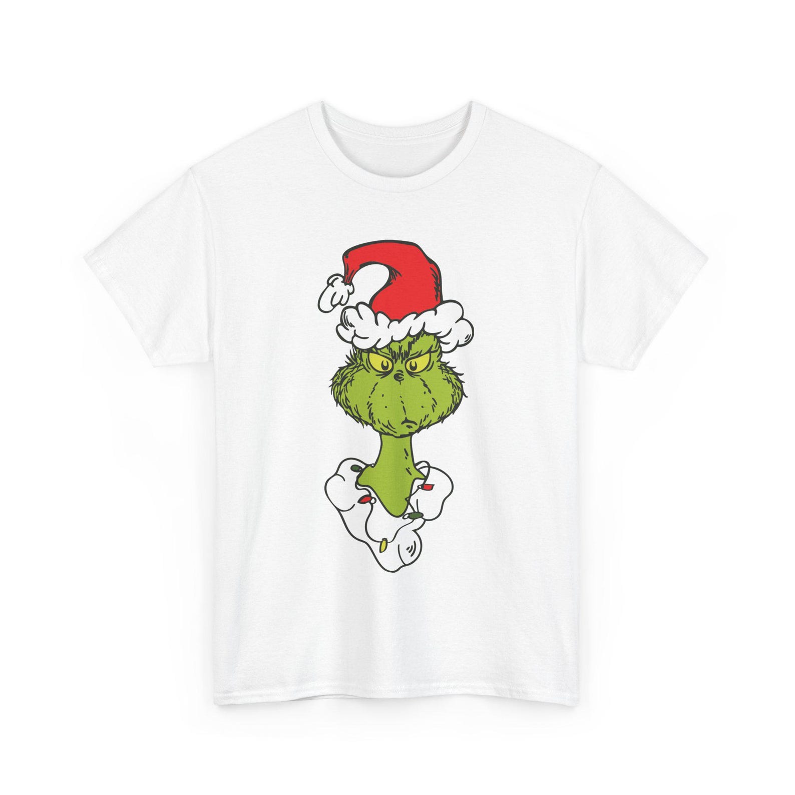 Grinch With Christmas Lights Svg Png Dxf Pdf - Smirking Grinch Holiday ...