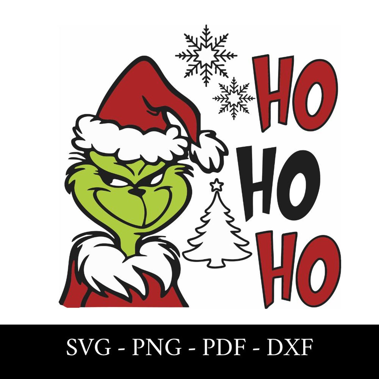 Grinch Svg Png Dxf Pdf - Funny "ew, People" Christmas Design for Cricut ...