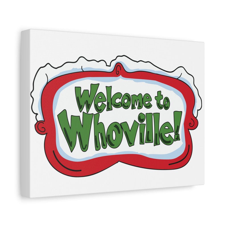 Welcome to Whoville Sign SVG | Cindy Lou Who Street Sign | Grinch ...