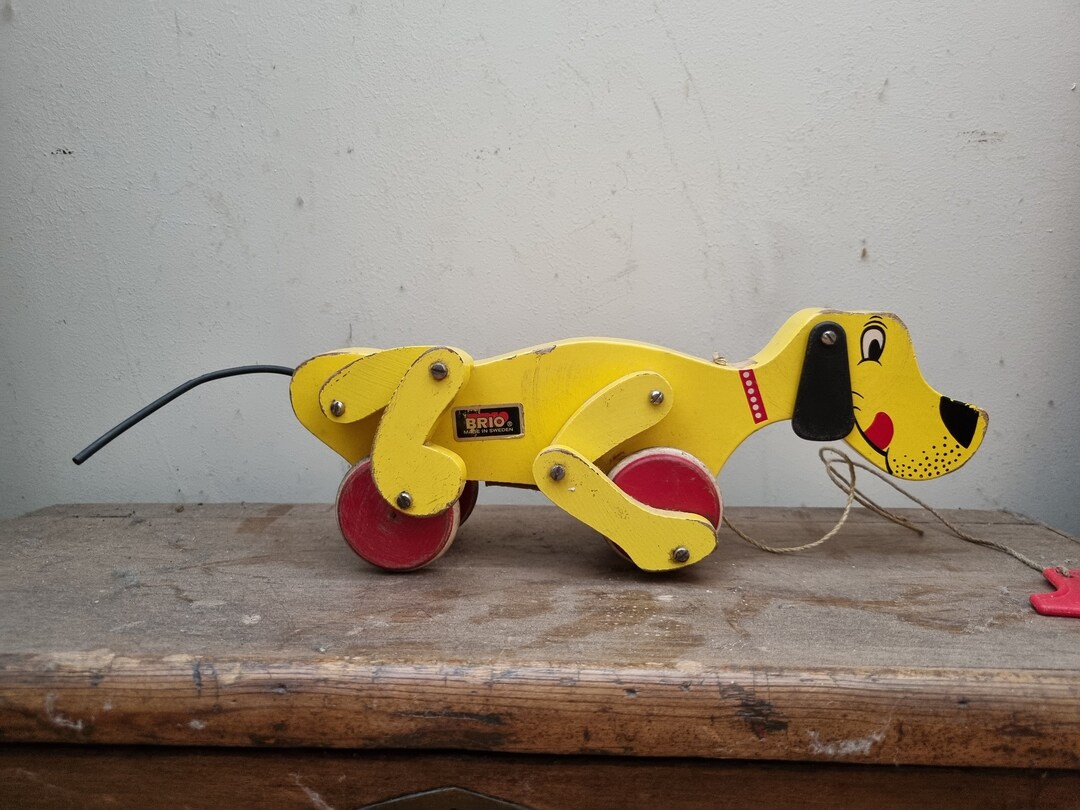 Brio Pull Along Pluto Dog. Circa 1955 - 1962 - Etsy