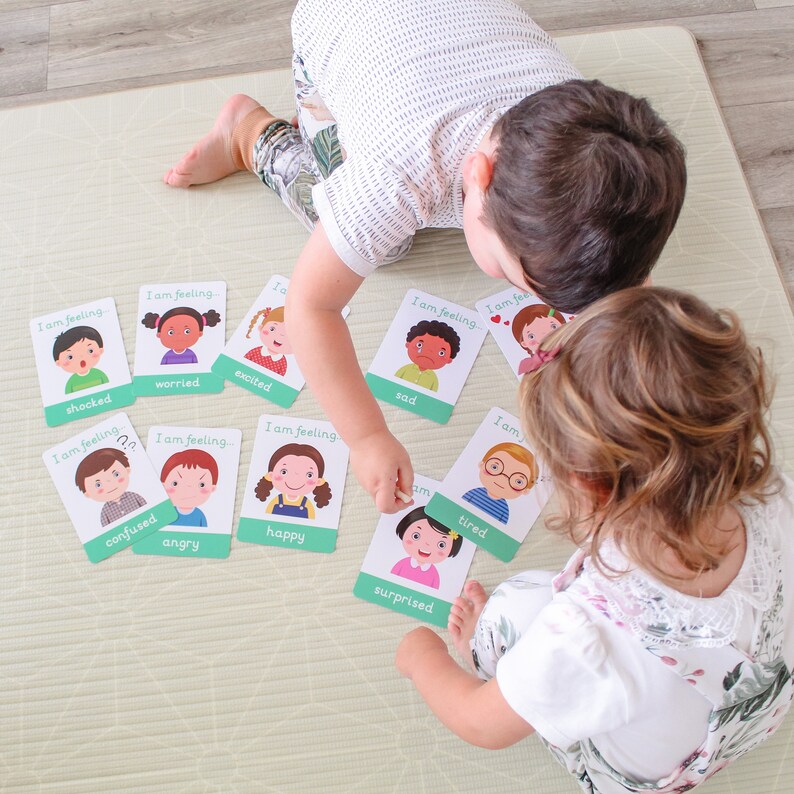 Emociones y sentimientos Flashcards / Autismo Comunicación - Etsy España