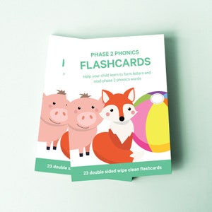 Phase 2 Phonics Flashcards Letter Tracing Letter formation | Etsy