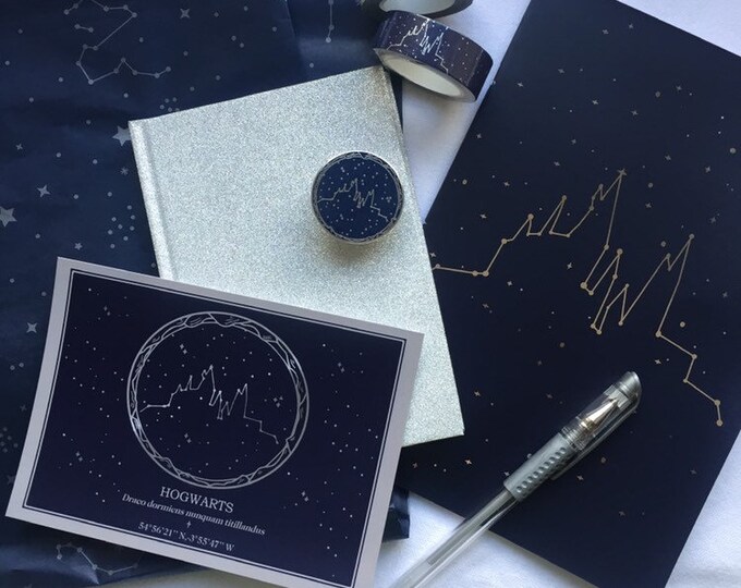 Castle Constellation Stationery Gift Set Christmas Gift Set - Etsy