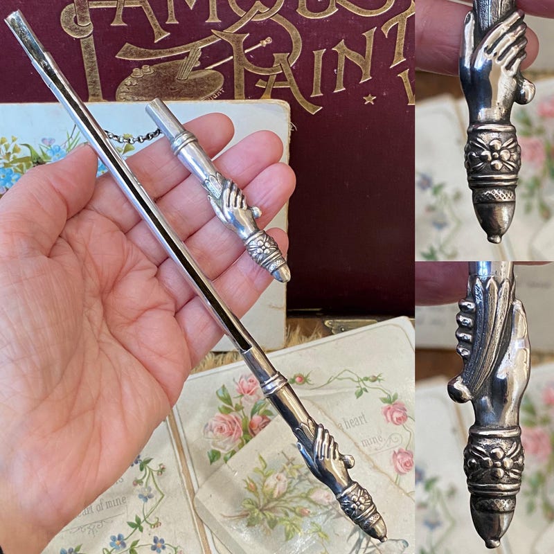 Antique Needle Box - Etsy