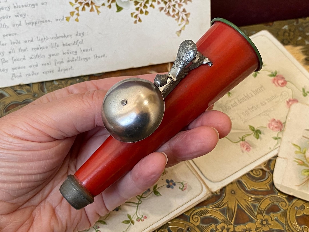Fantastic Germany 1950s Vintage Tin Horn Karamouza Instrument With Bell ...