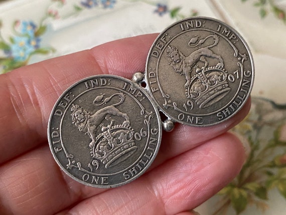 Unusual antique king Edward V11 sterling silver shill… - Gem