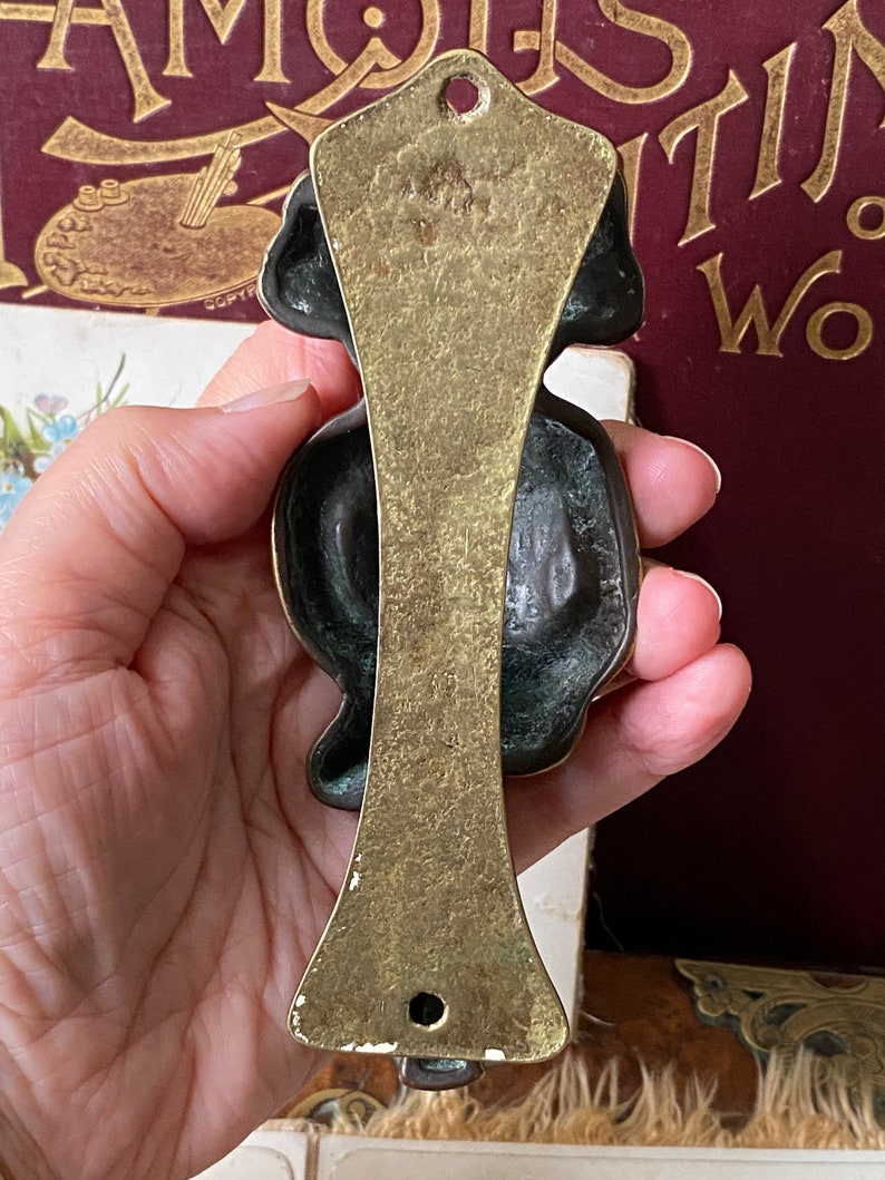 Fantastic Unusual Antique Gothic Demon /devil /imp Brass Door - Etsy