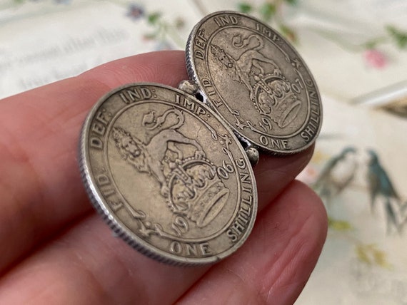 Unusual antique king Edward V11 sterling silver shill… - Gem