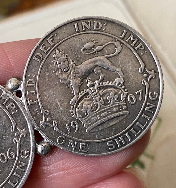 Unusual antique king Edward V11 sterling silver shill… - Gem