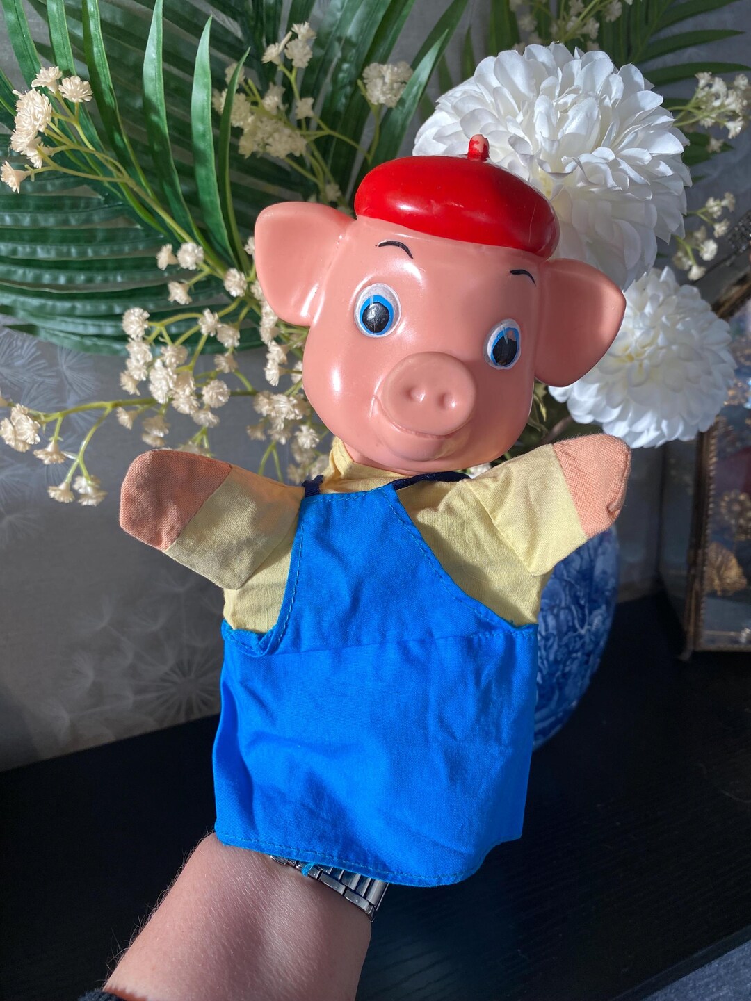 Fantastic Vintage 1960s Chad Valley “pinky“ Pig From Pinky & Perky Tv ...