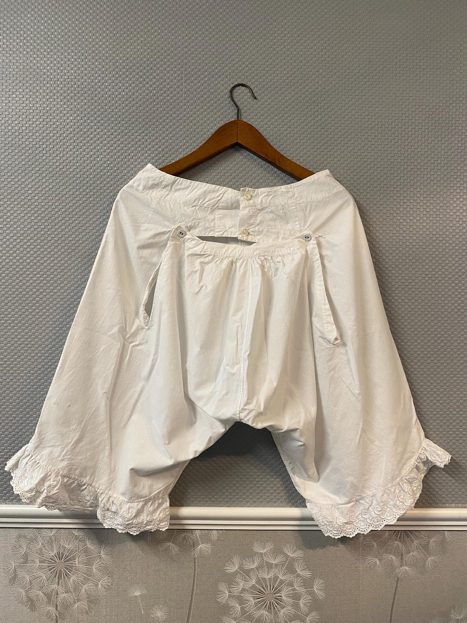 Original Antique Victorian/edwardian White Linen Broderie Anglaise ...