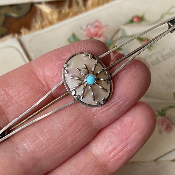 Turquoise Spider - Etsy