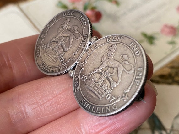 Unusual antique king Edward V11 sterling silver shill… - Gem