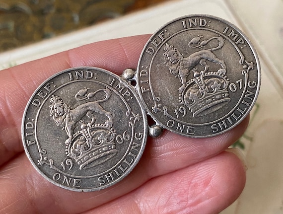 Unusual antique king Edward V11 sterling silver shill… - Gem