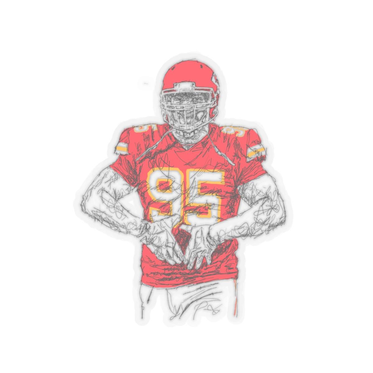 Chris Jones Stickers, Kiss-cut Sticker Pack, Vinyl Decals, Laptop ...