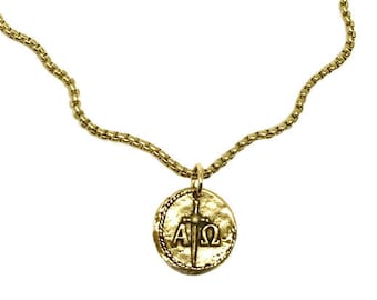 Greek Omega Necklace - Etsy