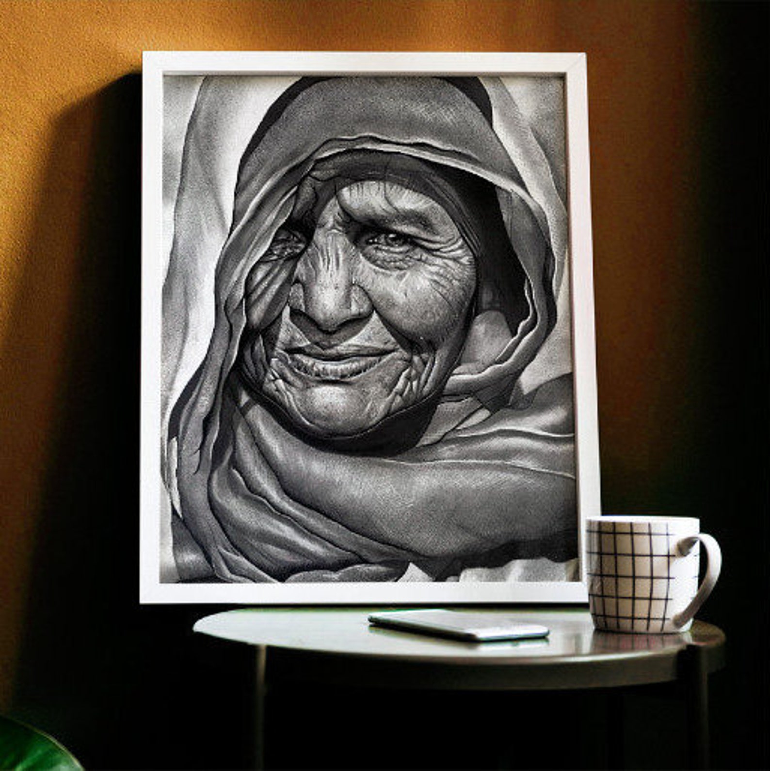 Desert Woman Realism Portrait Prints - Etsy