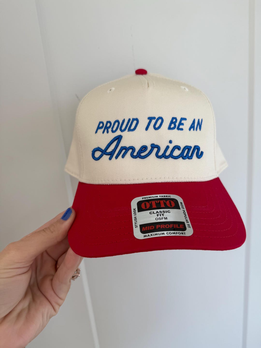 Proud to Be an American Hat - Etsy