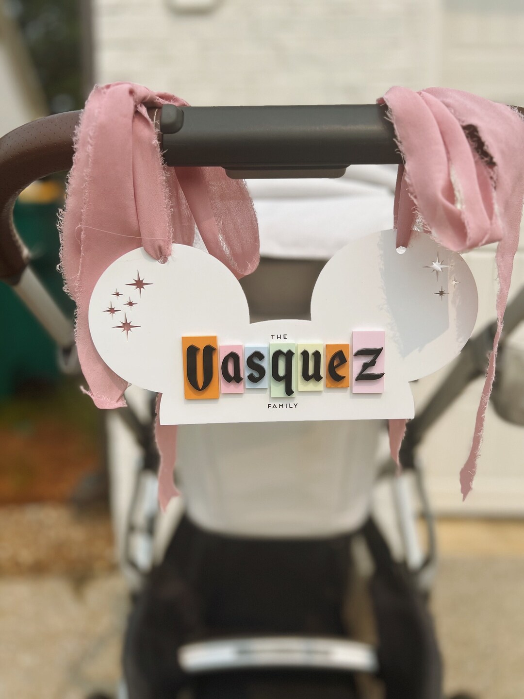 Disney Inspired Stroller Tag - Etsy