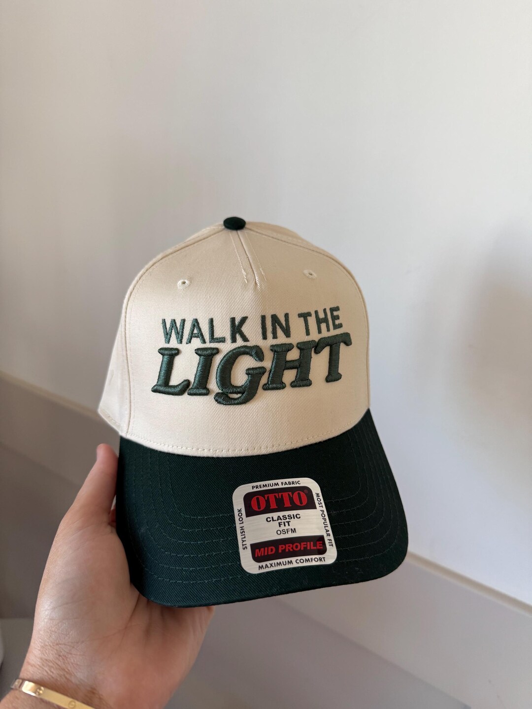 Christian Trucker Hat Walk in the Light - Etsy