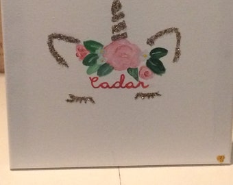 Unicorn painting | Etsy